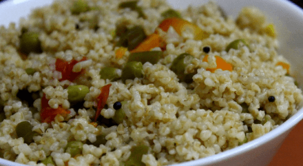 Broken Wheat Pulao recipe, Dalia/Wheat Fada Pulao Recipe